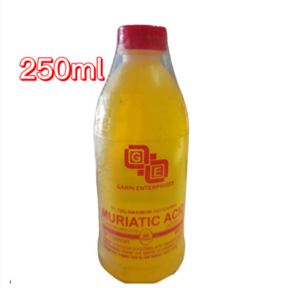 Muriatic acid 250ml and 1 liter and Gallon | Lazada PH