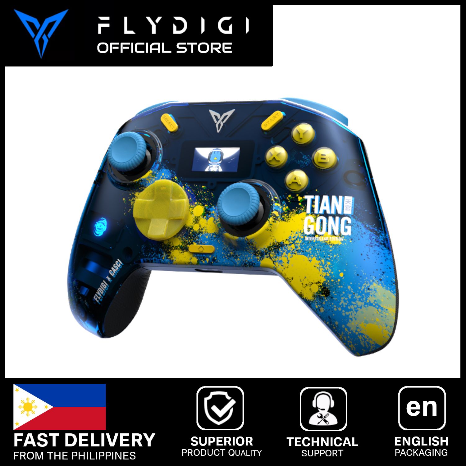 Flydigi Apex 3 Fly to Mars Special Edition Elite Force Feedback Trigger ...