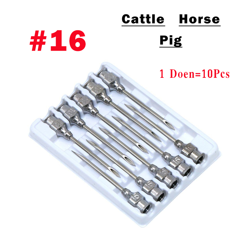 20ml Fiber glass syringe with 1 Dozen Stainless steel needles ...