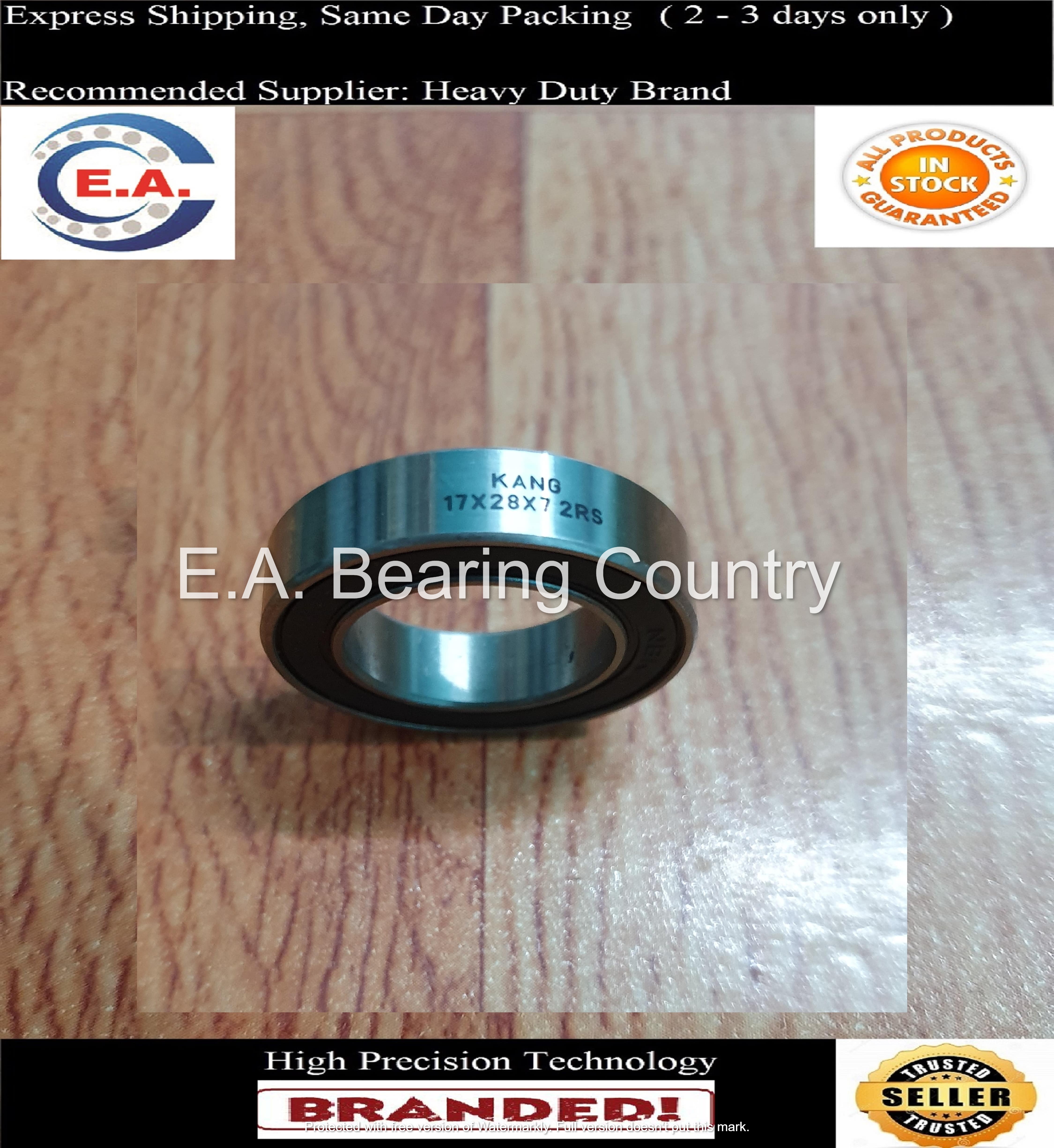 (HIGH PERFORMANCE) Bike Bearing Bicycle Hub Bearing 17x28x7 MR17287 ...