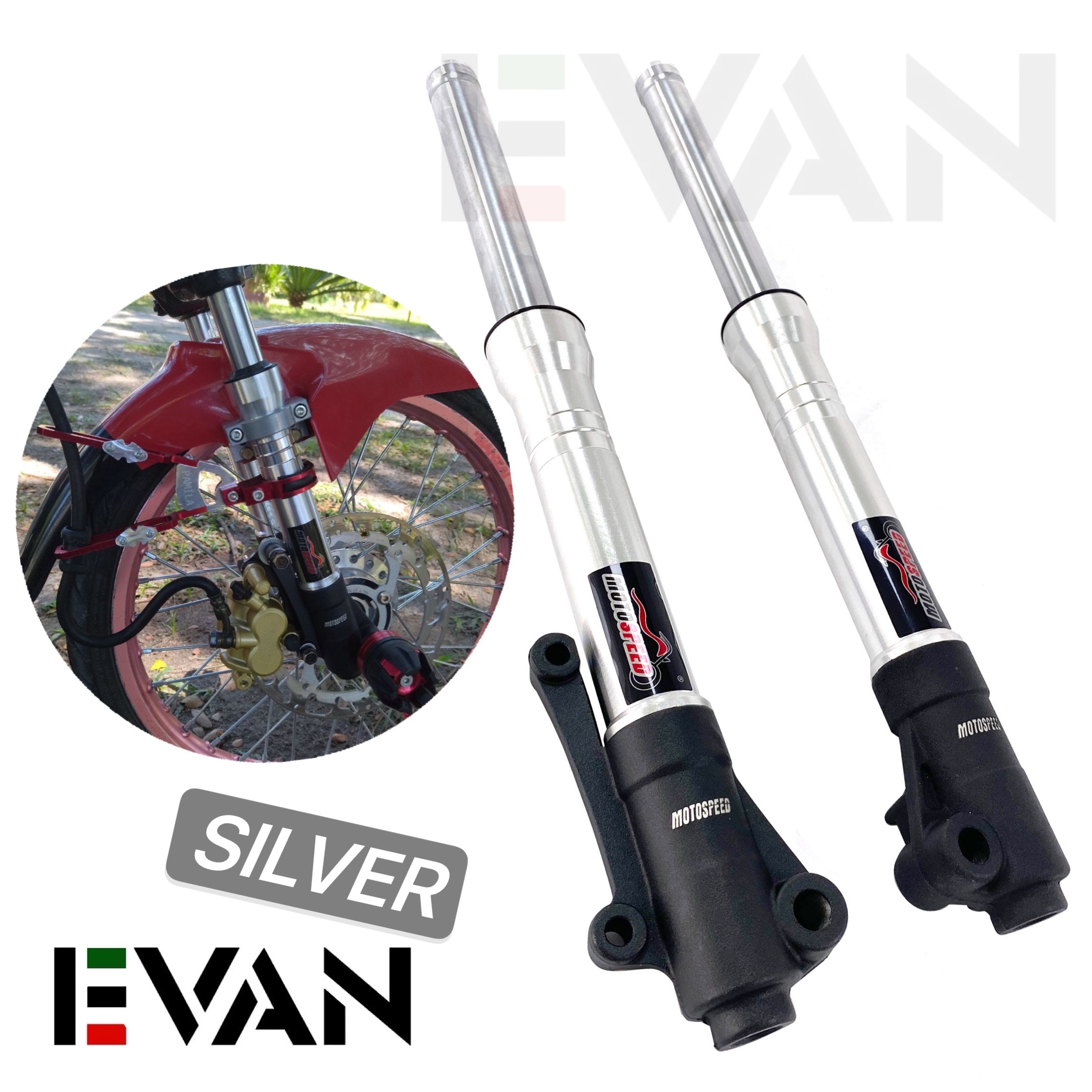 Honda Wave 125/ Wave 100 Front Shock Absorber Motorcycle Rusi MP 110 ...