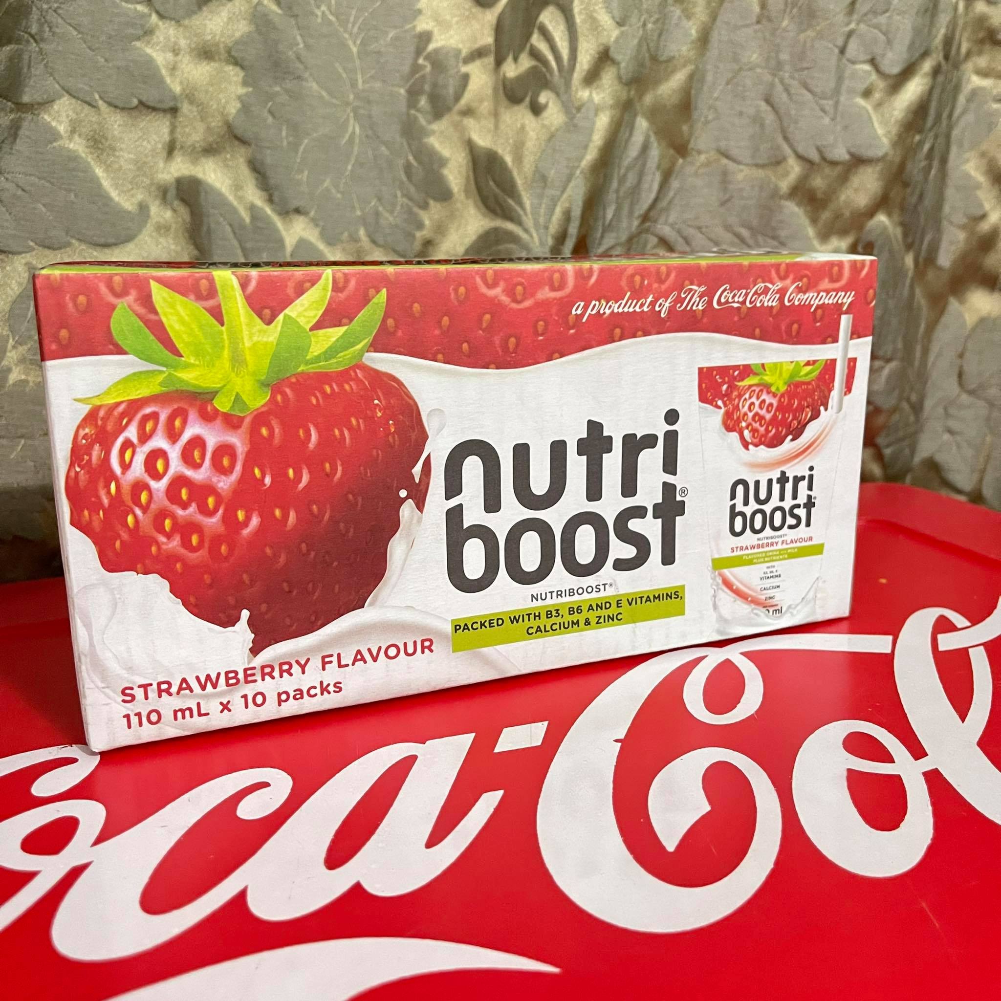 Nutriboost Chocolate x 10 pcs / Nutriboost strawberry x 10 pcs | Lazada PH