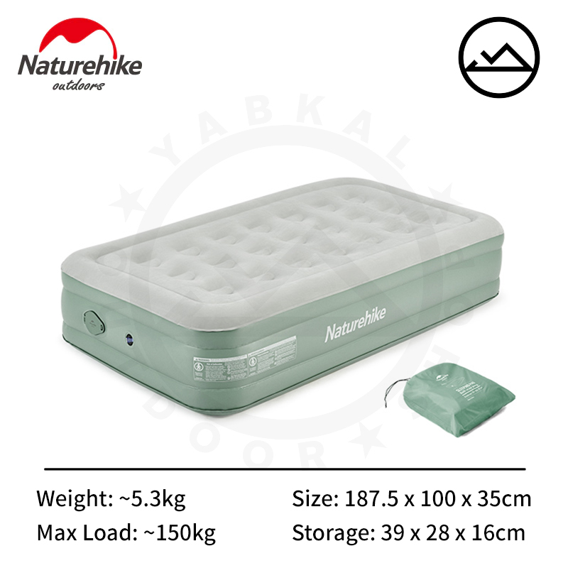 Naturehike PVC Inflatable Mattress with Air Pump | Lazada PH