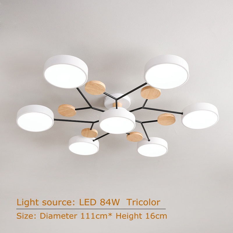 Nordic Ceiling Light Chandelier Bedroom Center Light Ceiling Led Modern ...