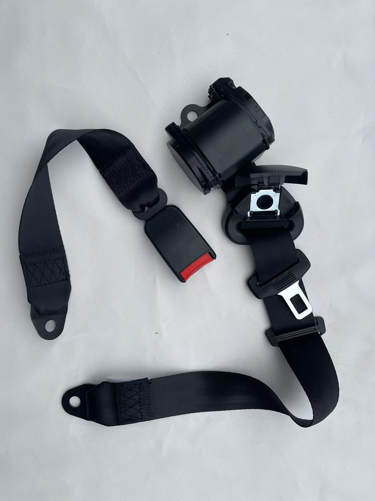 Seat Belt Auto 3 Point Retractable Automatic Interior Replacement Set Kit Car Buckle Travel ...