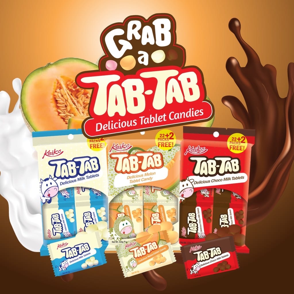 KEIKO TAB TAB DELICIOUS CHOCO MILK TABLET | Lazada PH