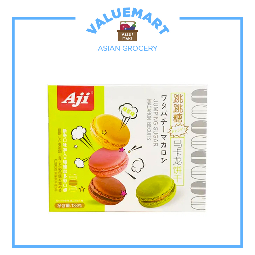 Aji Japanese-Style Popping Sugar Baked French Macarons (Matcha ...