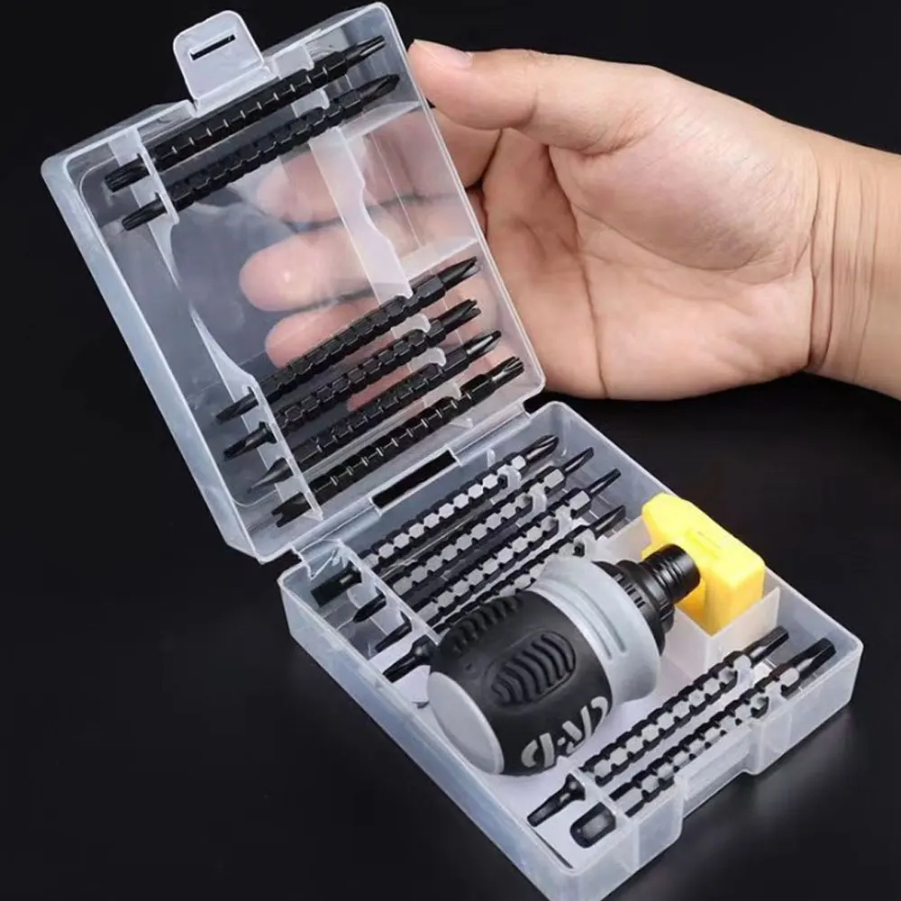 38Pcs Precision Ratchet Screwdriver Bit Set M-agnetic Screwdrivers Kit ...