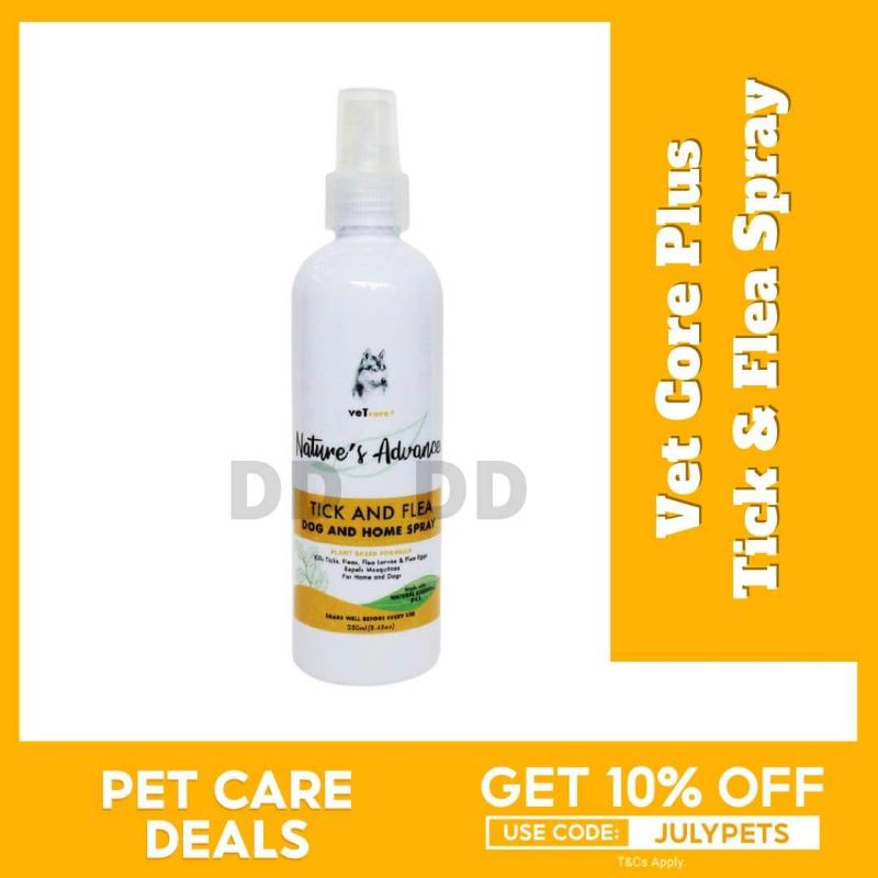 ORIGINAL VetCore Plus Nature's Advance Tick and Flea Spray | Lazada PH