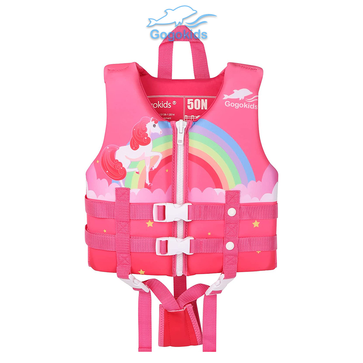 Gogokids Kids Life Jacket Cartoon Unicorn Dinosaur Swimming for Kids 1 ...