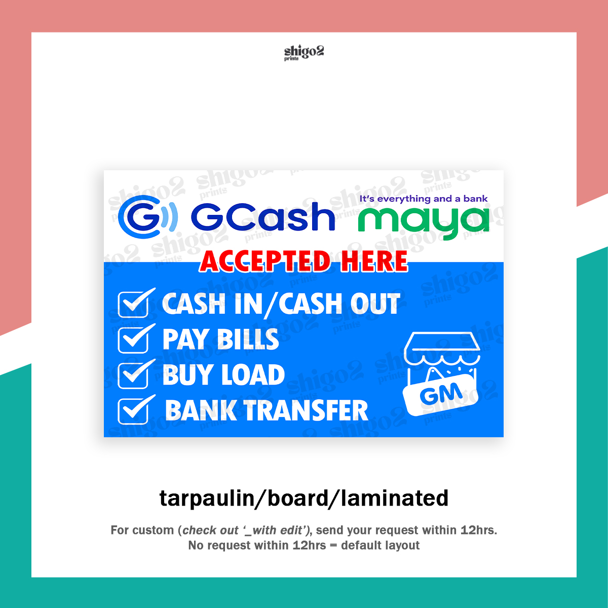 Gcash Business Tarpaulin Signage | Lazada