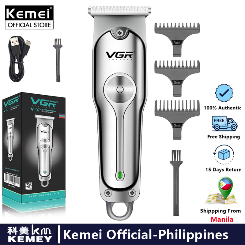 Kemei VGR V-282 Professional Hair Clipper Hair Cutting Machine Adjustable Haircut Cordless ...