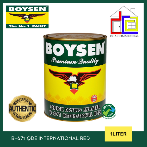 BOYSEN QDE INTERNATIONAL RED 1GALLON/ 1LITER/ ¼LITER | Lazada PH