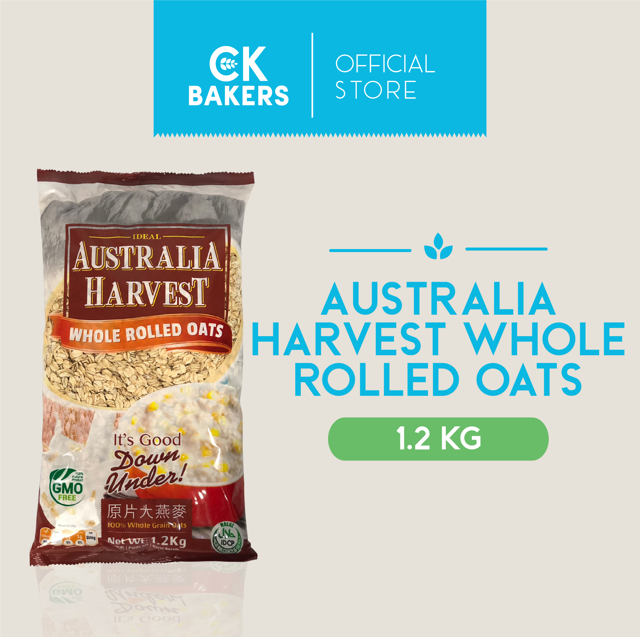 Australia Harvest Rolled Oats 1.2kg | Lazada PH