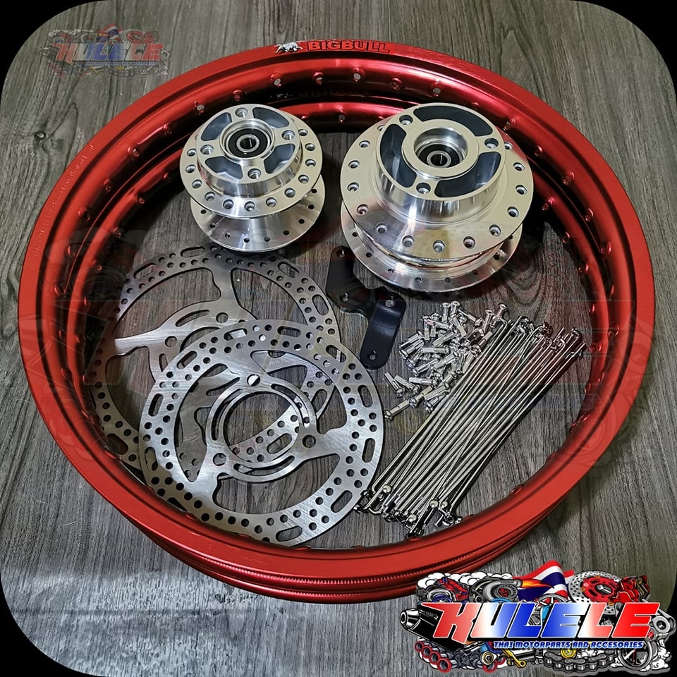 Rim Set for Raider150 Carb/F.i (Chrome Hub 4 Rios to choose from and ...