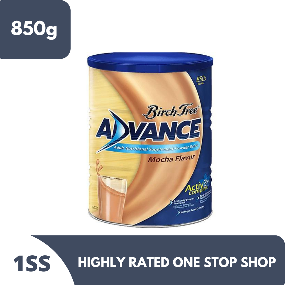 Birch Tree Advance Adult Nutritional Supplement Mocha Flavor 850g ...