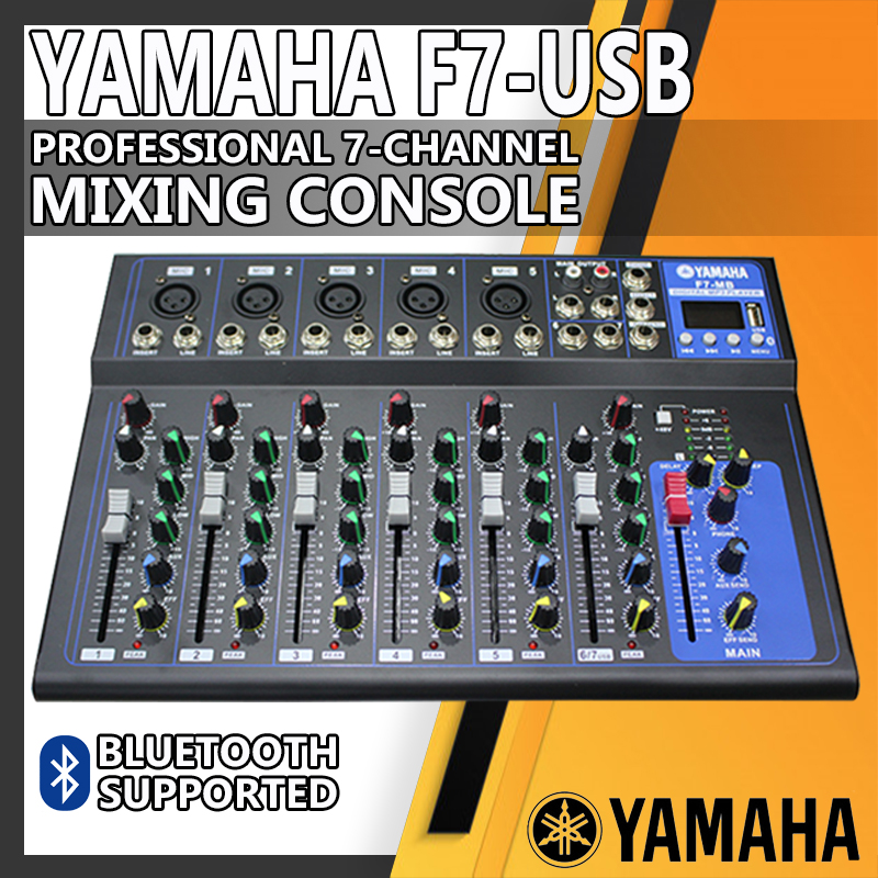 Yamaha F7-USB Mixer with Built-in Bluetooth | Lazada PH