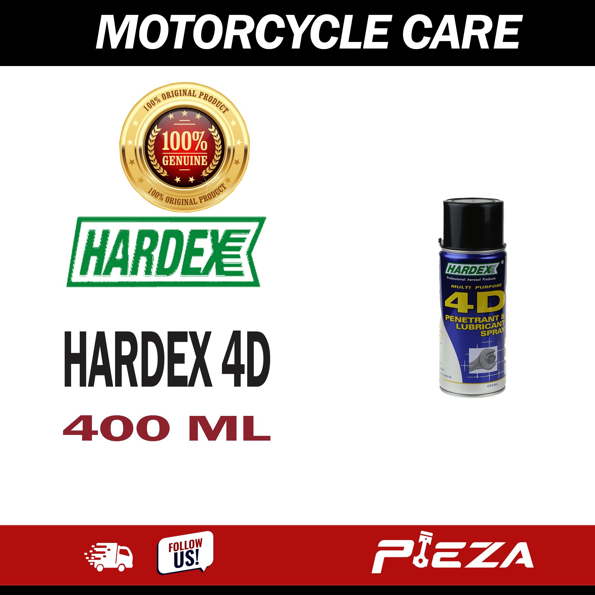 HARDEX 4D Penetrant Lubricant 400ML | Lazada PH