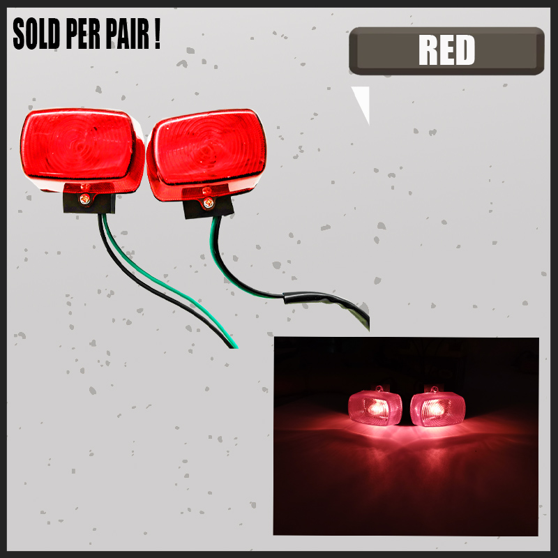 WINKER LAMP XRM Square 1 Pair Left and Right Signal Light Small for ...