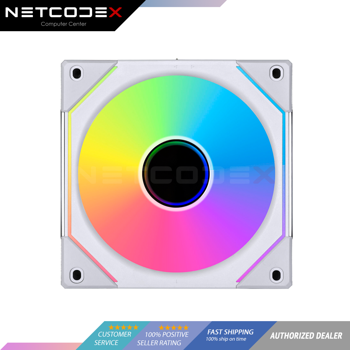 Lian Li UNI Fan SL-Infinity 120 RGB Single Pack White (No Controller ...
