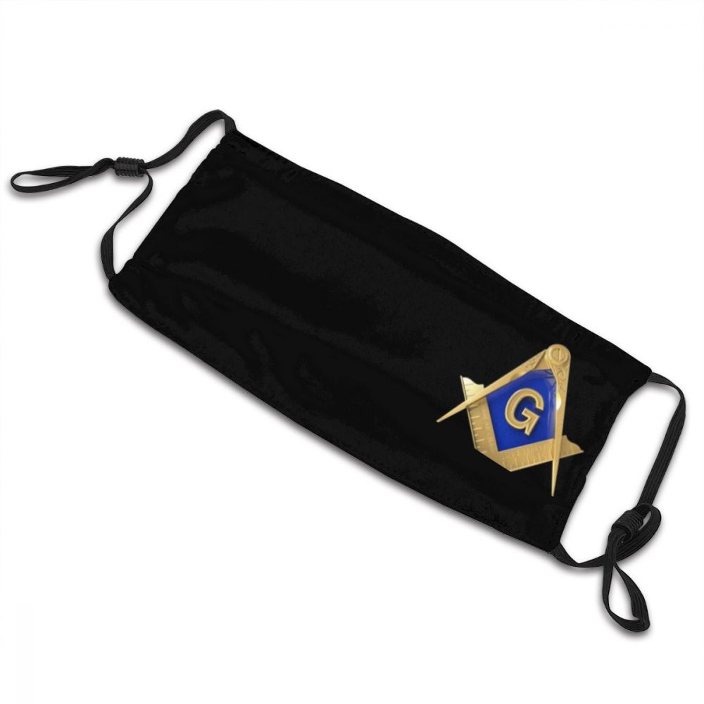 Freemason Gold Square Masonic Mask Dustproof Mason Protection Cover ...