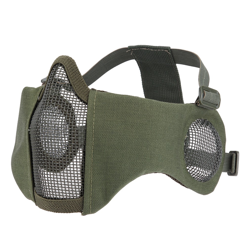 * Available︎Adjustable Half Face Steel Wire Mesh Mask with Ear ...