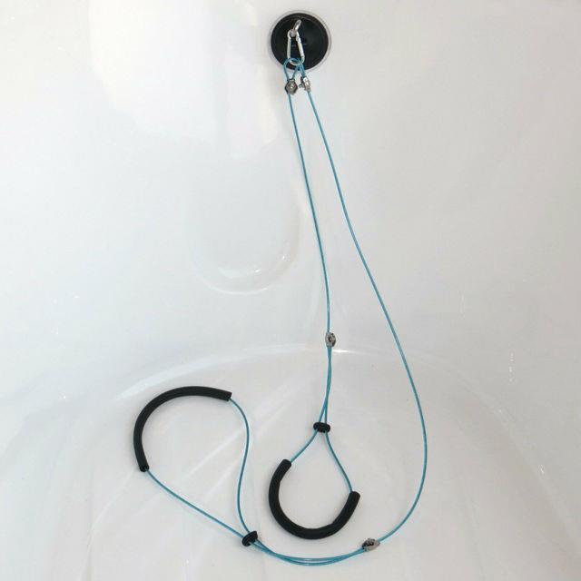 Suction Cup Pet Dog Cat Grooming Loop Wire Rope Cable Restraint Holder ...