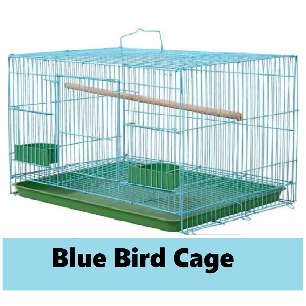 Hanging Rectangular Collapsible Double Bird Cage | Lazada PH