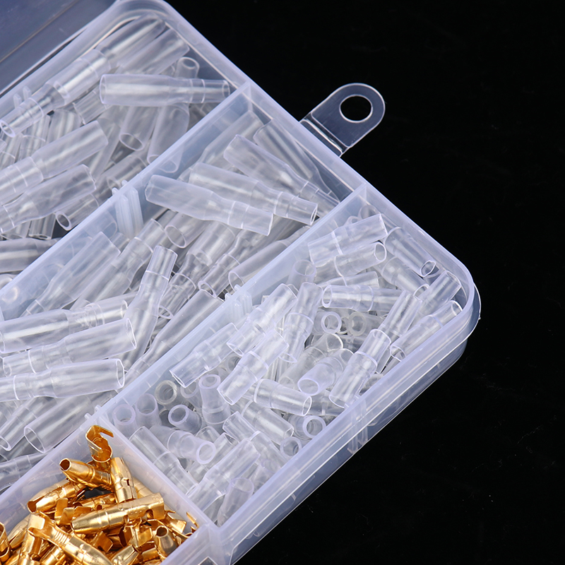 320Pcs 4mm Car Auto Motorcycle Bullet Terminal Male Female Wire Bullet ...