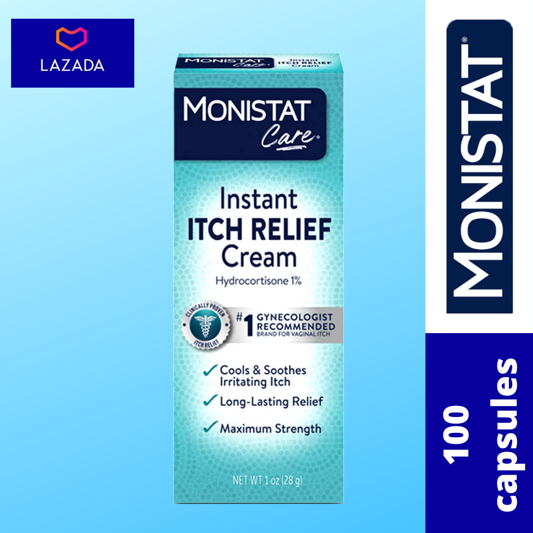 MONISTAT CARE INSTANT ITCH RELIEF CREAM MAXIMUM STRENGTH FORMULA FOR ...