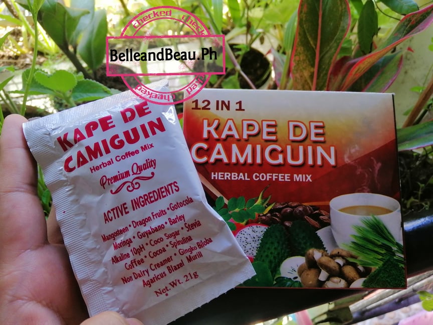 Kape de Camiguin 12in1 10Sachets Herbal Coffee Mix| BELLE & BEAU PH ...