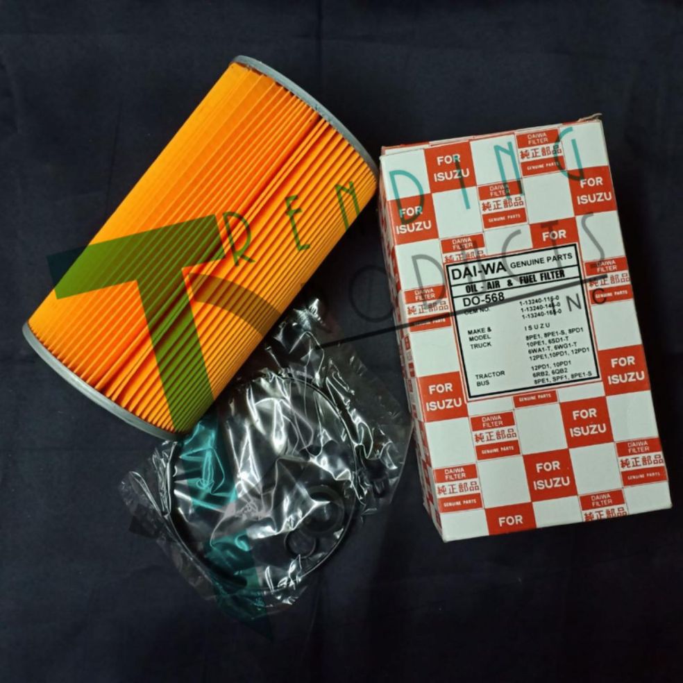 Daiwa Oil Filter DO-568, for Isuzu Truck 8PE1, 10PE1, 8PD1, 10PD1 ...