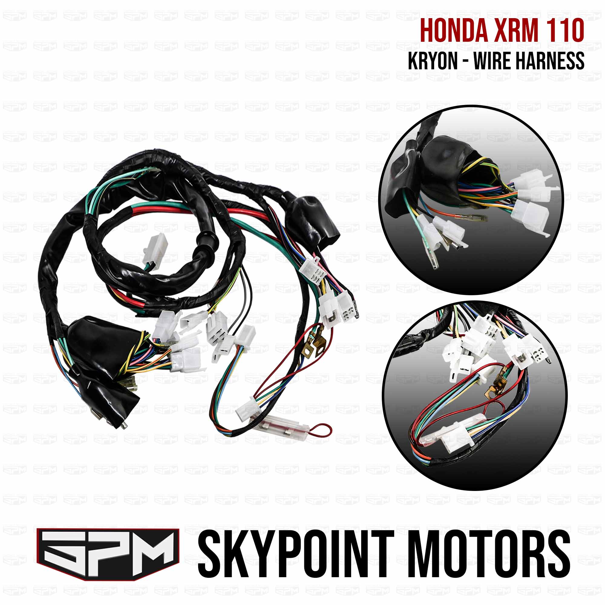 KRYON Wire Harness for Honda XRM 110 (9110-107) | Lazada PH