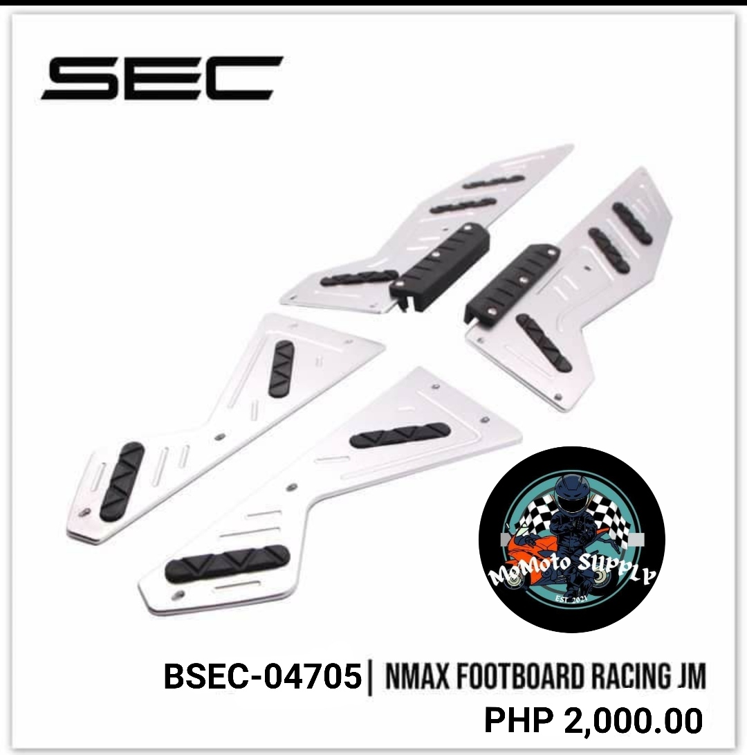 NMAX V1 FOOT MATTING JM WITH SLIDER (BLACK, GOLD & SILVER) (2019 MODEL ...