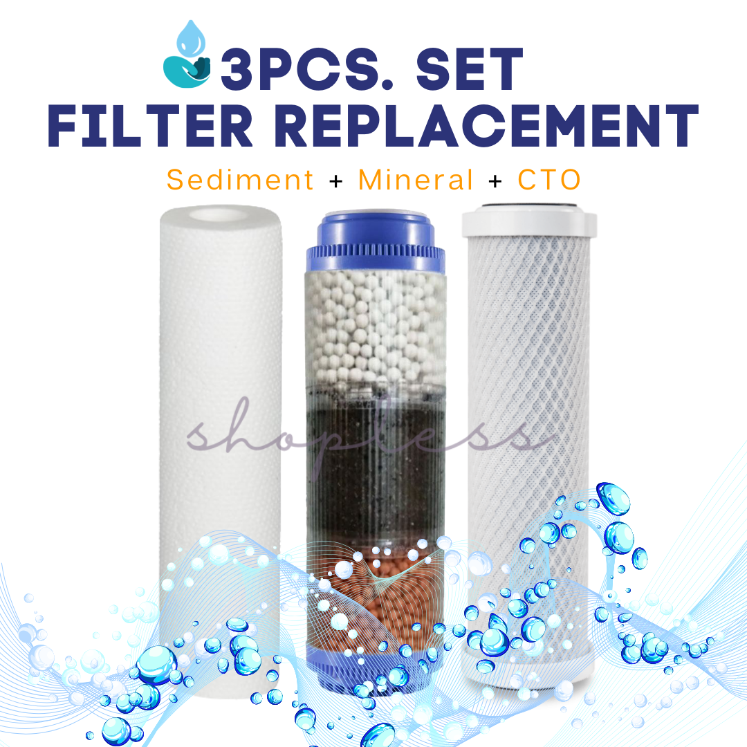 3pcs Set - 10" Water Purifier Filter Replacement | Lazada PH
