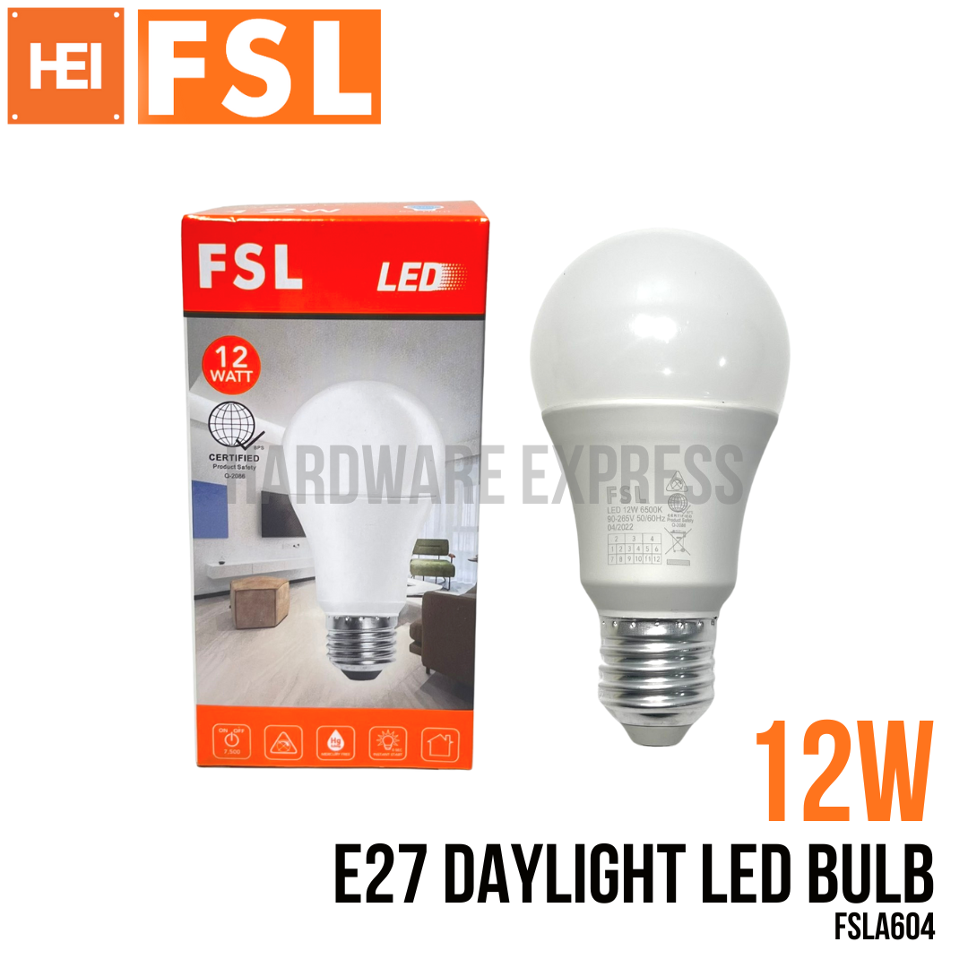 FSL LED Bulb 12W FSLA604 Daylight | Lazada PH