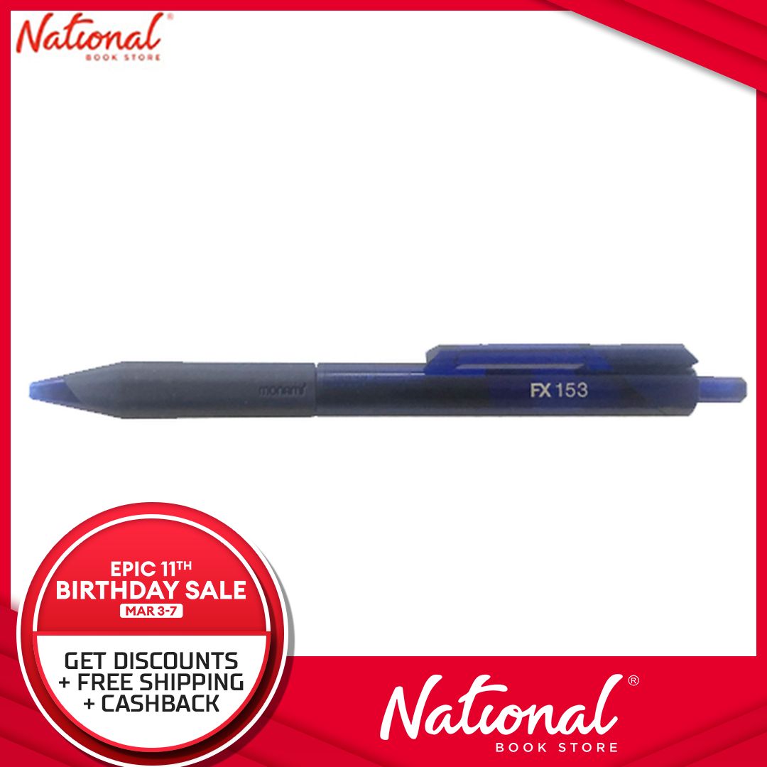 Monami Fx- 153 Retractable Ballpoint Pen Blue 0.7Mm | Lazada PH