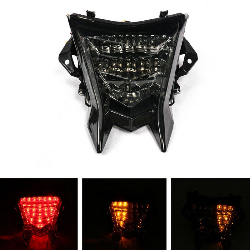 Motorcycle Sequential LED Tail Lights Brake Rear Turn Signals ...
