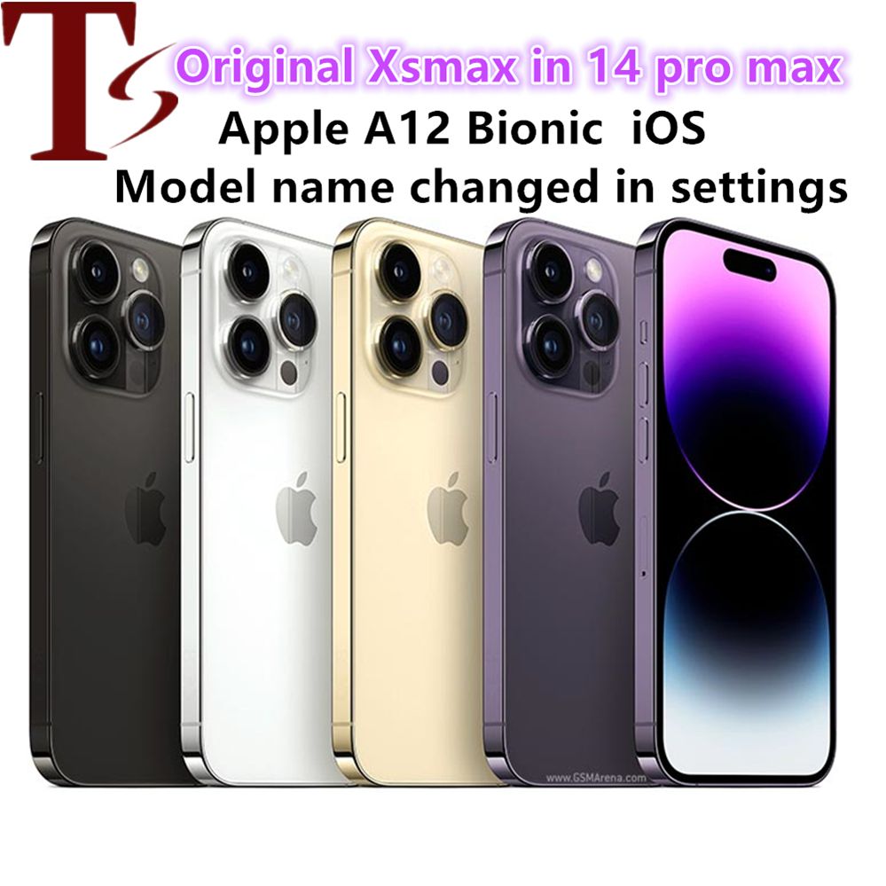 Original Unlocked Apple Xs Max in Apple 14 Pro Max Appearance 4G RAM ...