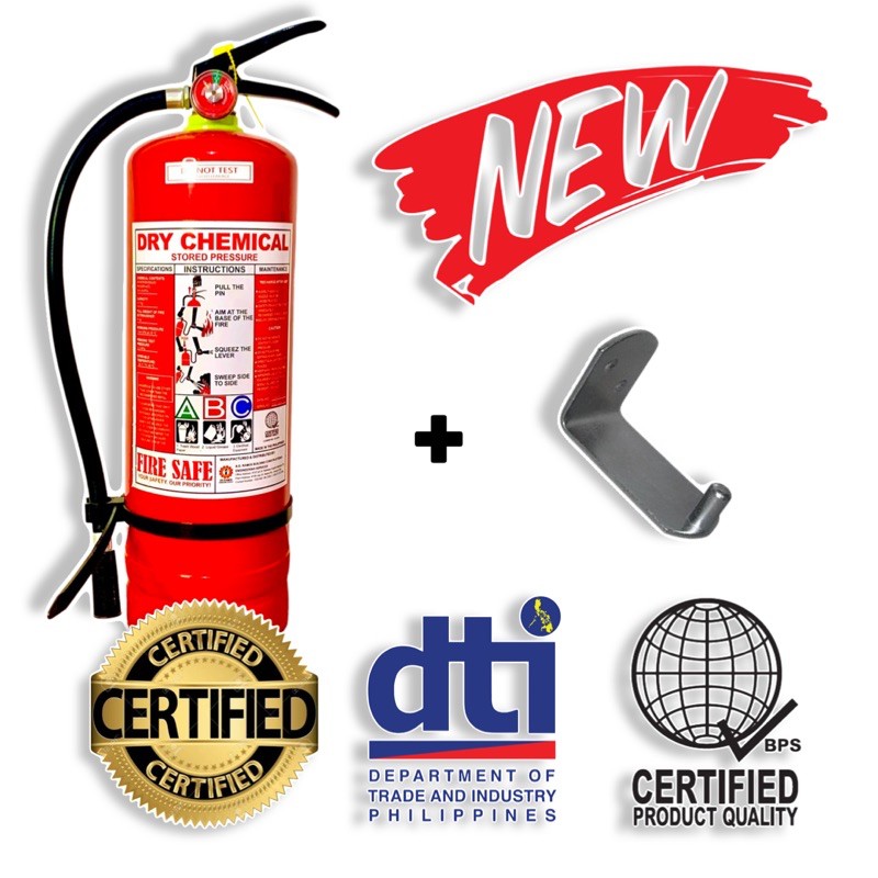 [Ready Stock] 2 Years 10 Lbs ABC Fire Extinguisher Dry-Chemical ...