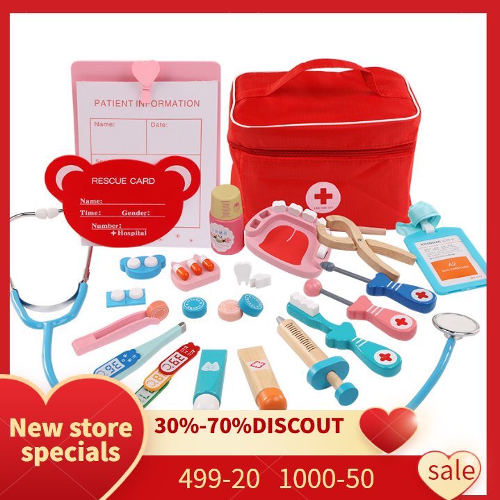 Wooden Doctor Kits for Kids,Medical Doctor Set for Kids ,Pretend-n-Play ...