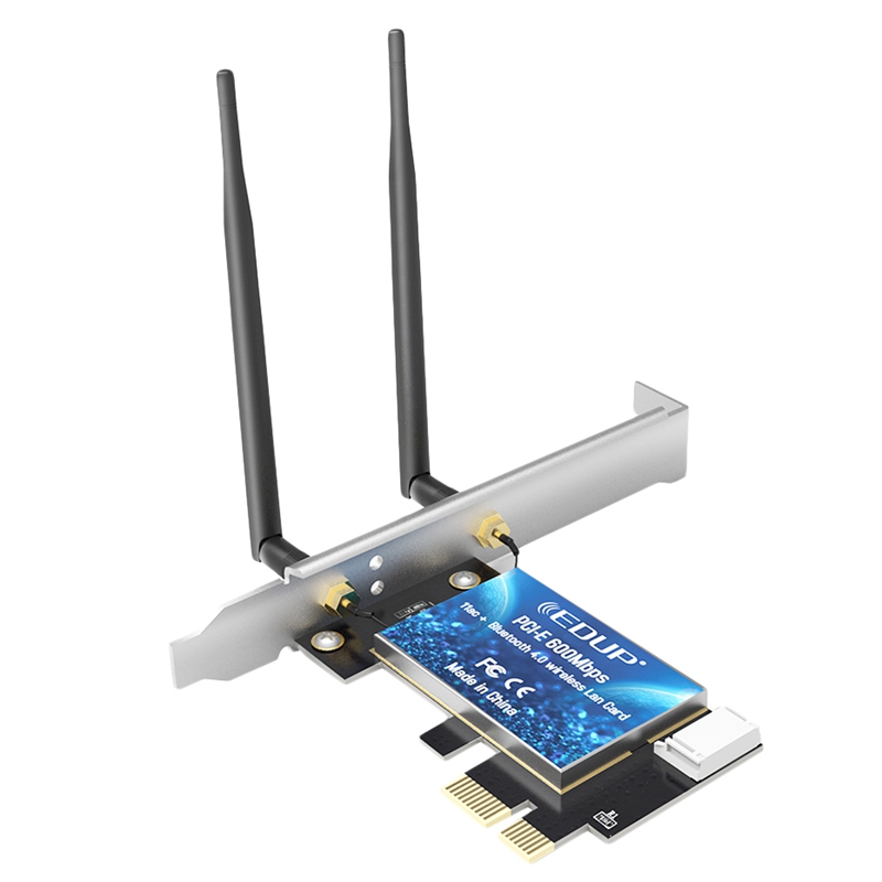 1200Mbps Wireless Mini PCI-E Network WiFi Card Bluetooth 4.2 2.4Ghz ...