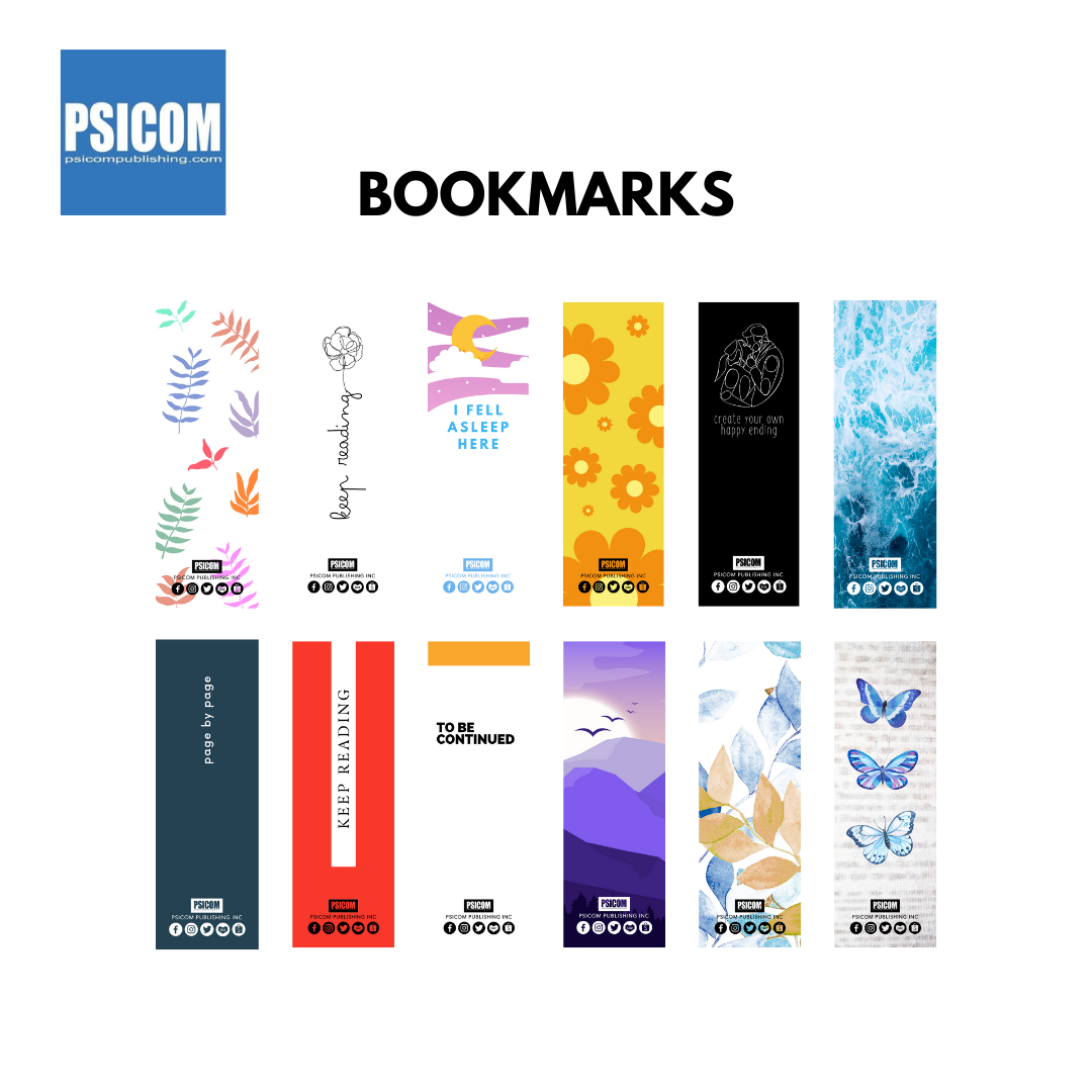 Psicom Bookmarks - 10+2 random designs | Lazada PH