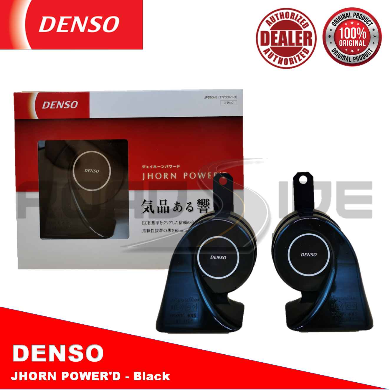 Denso J Horn Power'D Black 12 Volts (272000-191) | Lazada PH