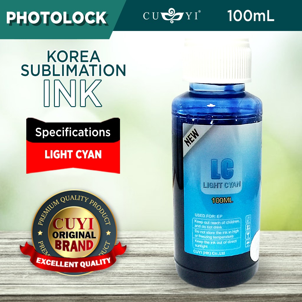 ♘100ml CUYI Korea Sublimation Ink for Ep Modified Printer for ...