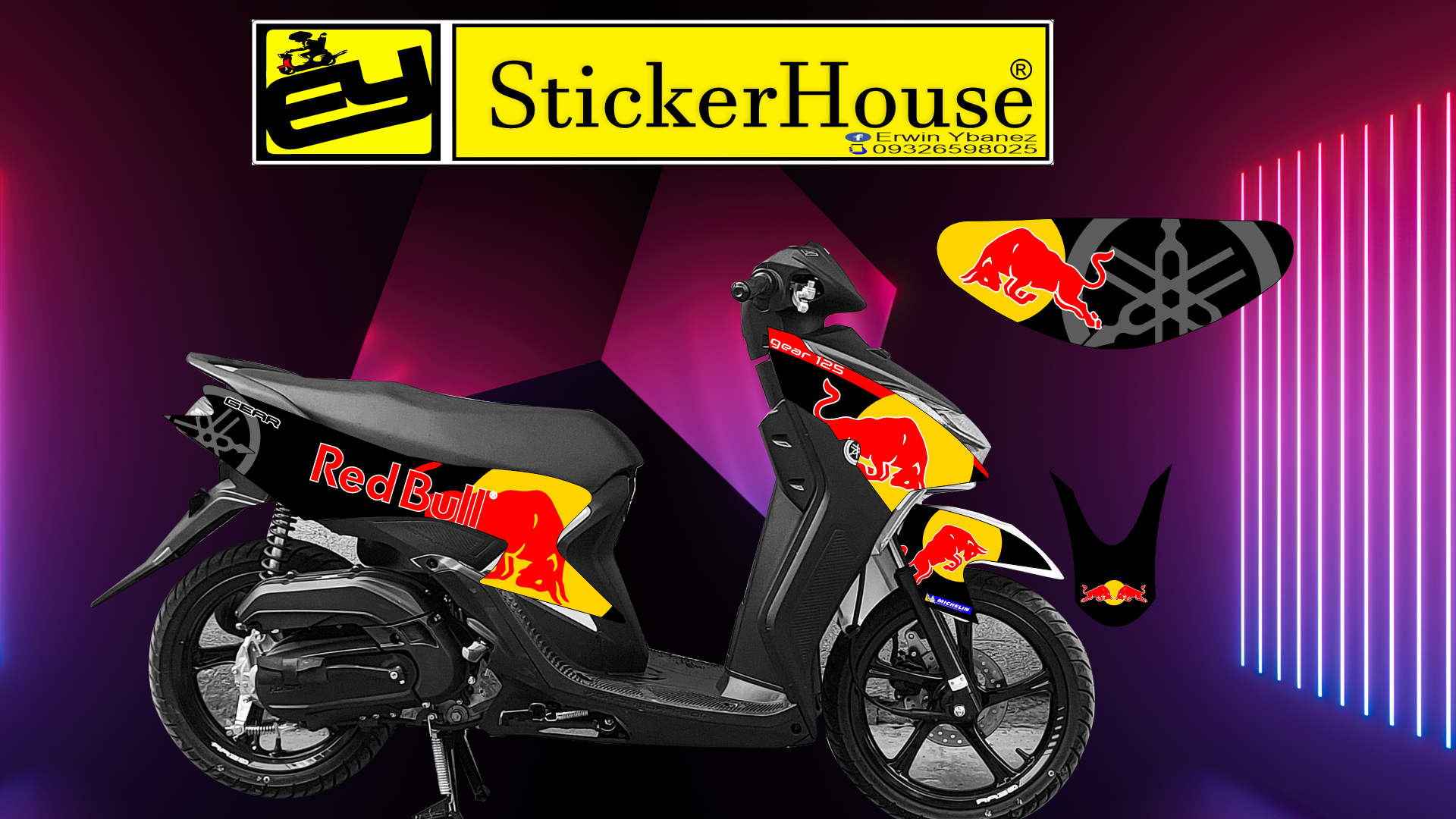 Mio GEAR 125 Decals Laminated | Lazada PH