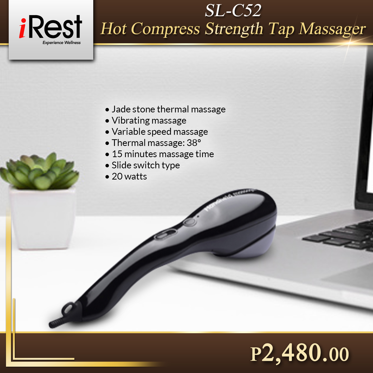 iRest Handheld Massager SL-C52 | Lazada PH
