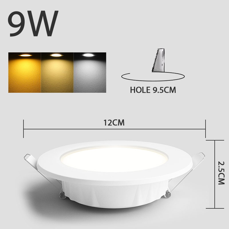 【10pcs】Pin Lights Led Tri Color Led Light for Ceiling Spot Light ...