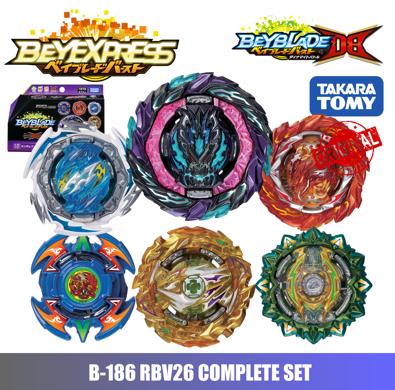 Takara Tomy Beyblade B-186 RBV26 COMPLETE SET | Lazada PH