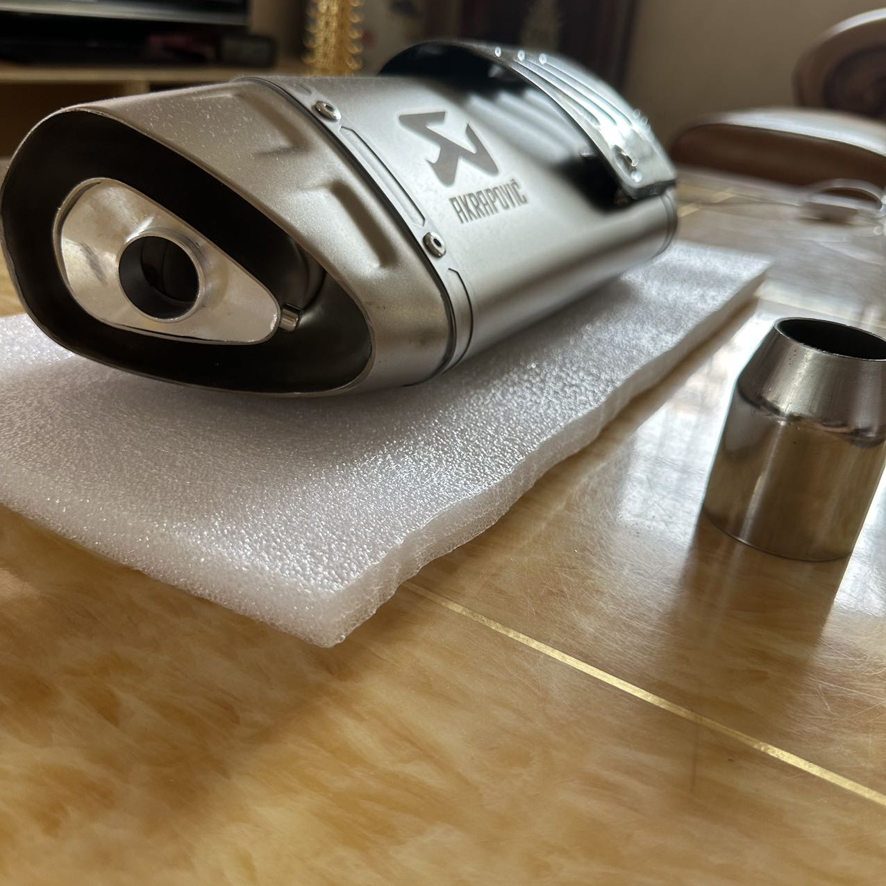 Akrapovic m1 With Silencer Motorcycle Aluminum Full Exhaust Muffler ...